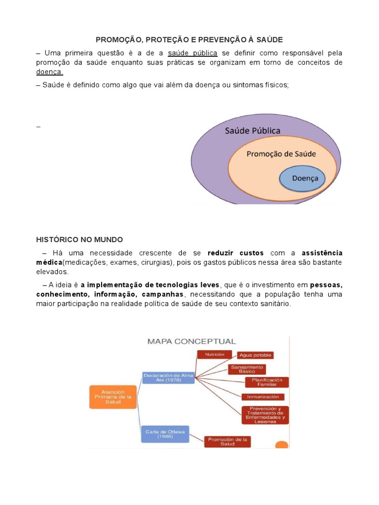 08 Promoção Proteção E Prevenção à Saúde Download Grátis Pdf
