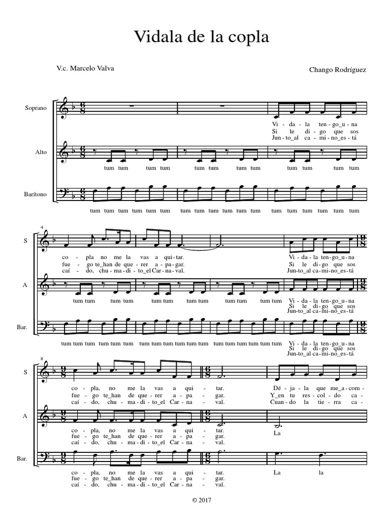 Vidala de La Copla | PDF