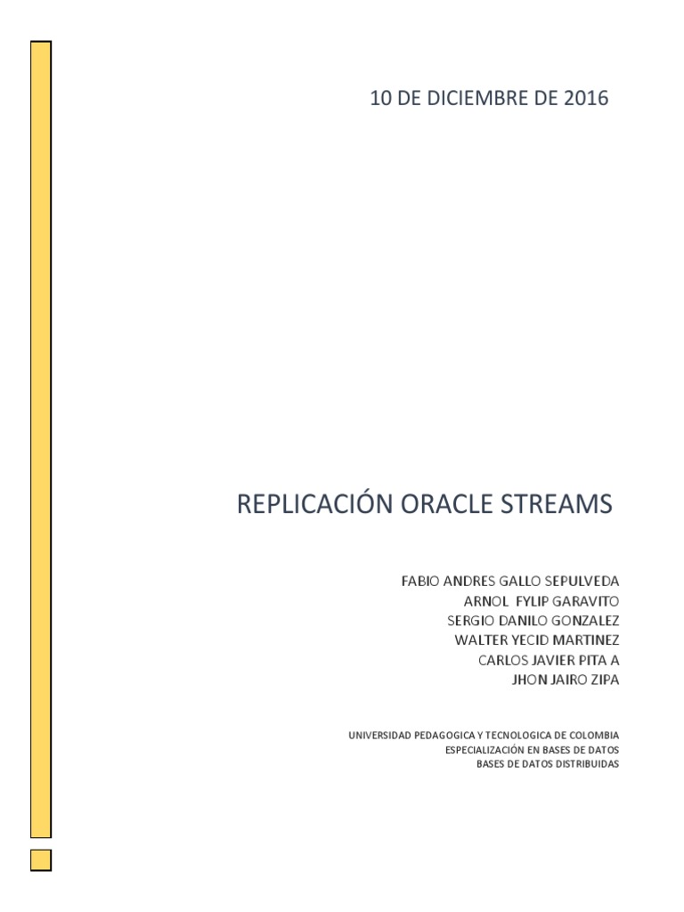 Guia Oracle Streams | PDF Guia Oracle Streams | PDF