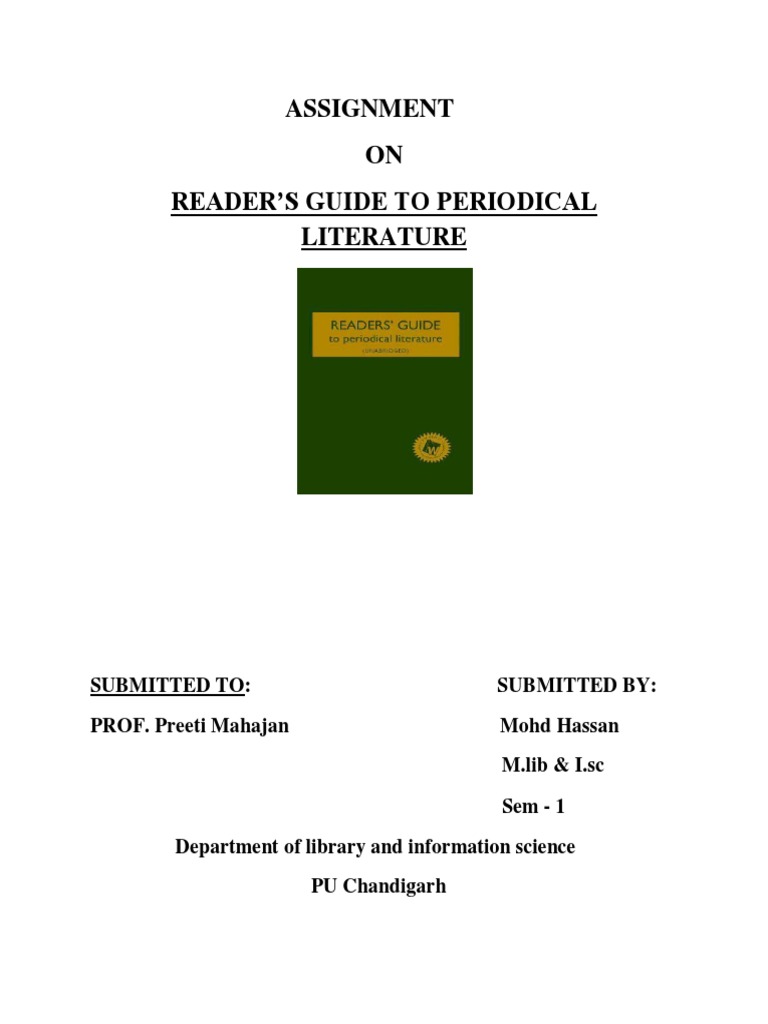 Readers Guide To Periodical Literature | Download Free PDF | Magazines ... Readers Guide To Periodical Literature | Download Free PDF | Magazines ...