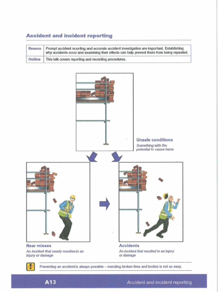 A13 Accident and Incident Reporting | PDF