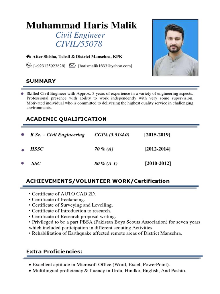 Haris Malik CV OCT 2022 | PDF | Dam | Quality Assurance