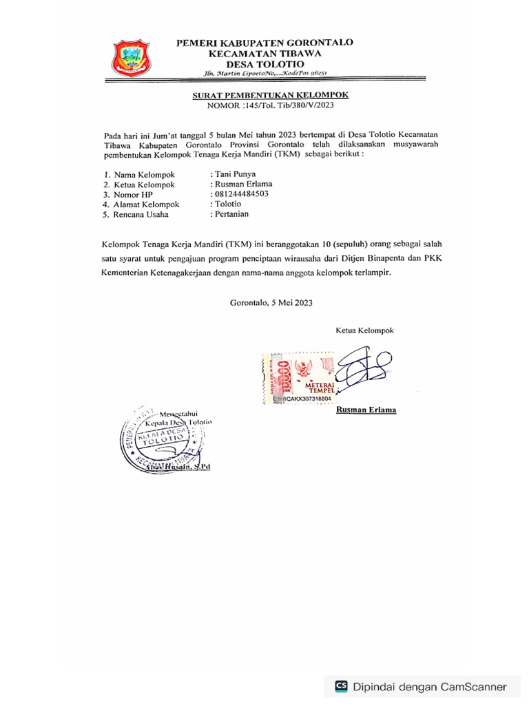 TKM Tani Punya | PDF