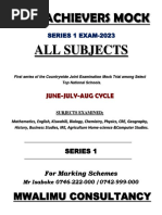 MAT PP1 KCSE 2025 TOP PREDICTION CYCLES | PDF | Area