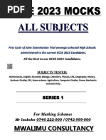 MAT PP1 KCSE 2025 TOP PREDICTION CYCLES | PDF | Area