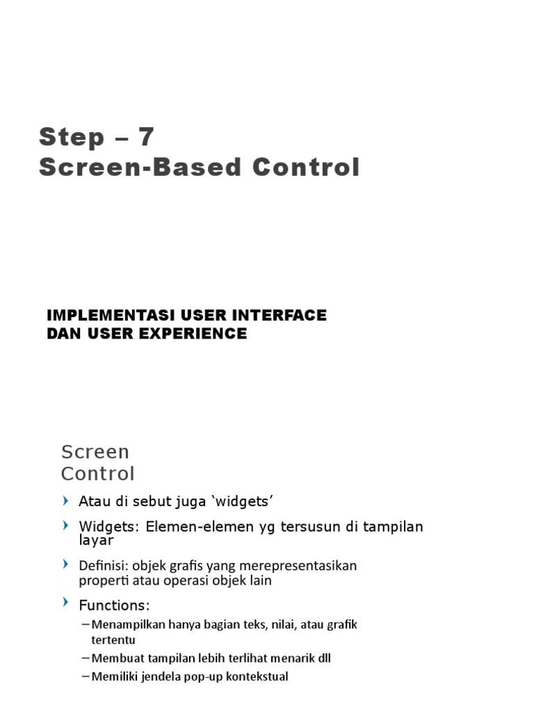 5.step 7 Proper Controls | PDF