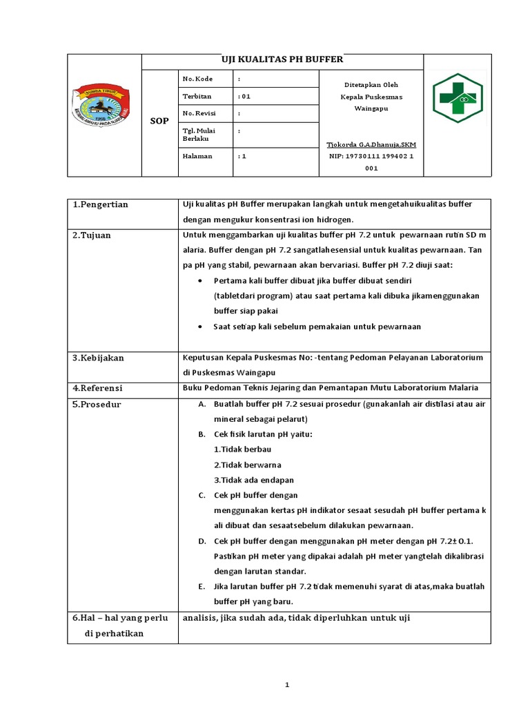 Uji Ph-Buffer | PDF