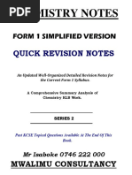 Form 1 Biology Notes | PDF | Tissue (Biology) | Endoplasmic Reticulum