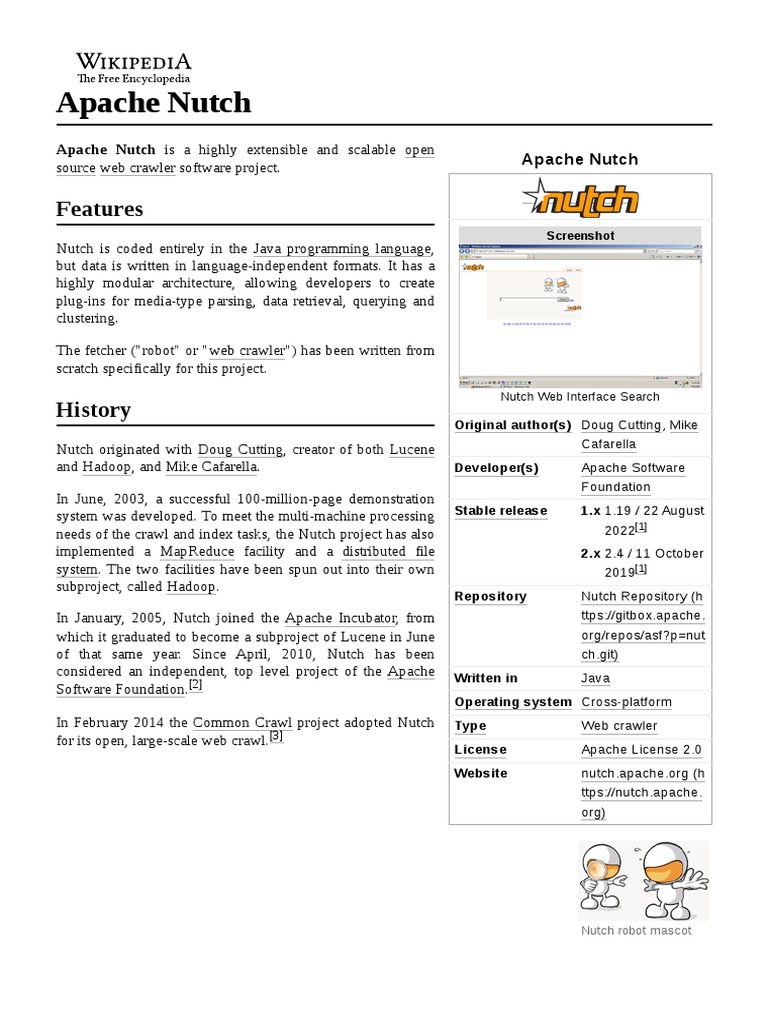 Apache Nutch | PDF | Information Technology | Software Development