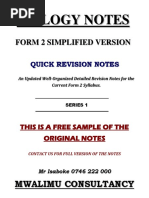 Reproduction in Plants and Animals Notes - Form 3 - Biology | PDF ...
