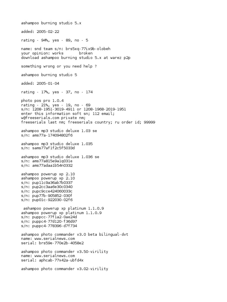 Serials | PDF | System Software | Computing