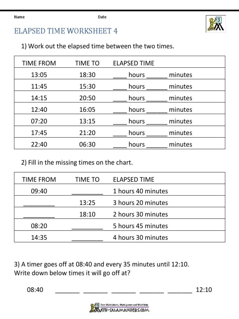 Elapsed Time 4 | PDF