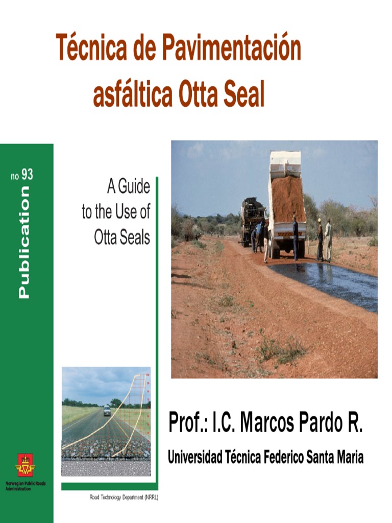 Técnica Otta Seal para Pavimentación | PDF | Materiales