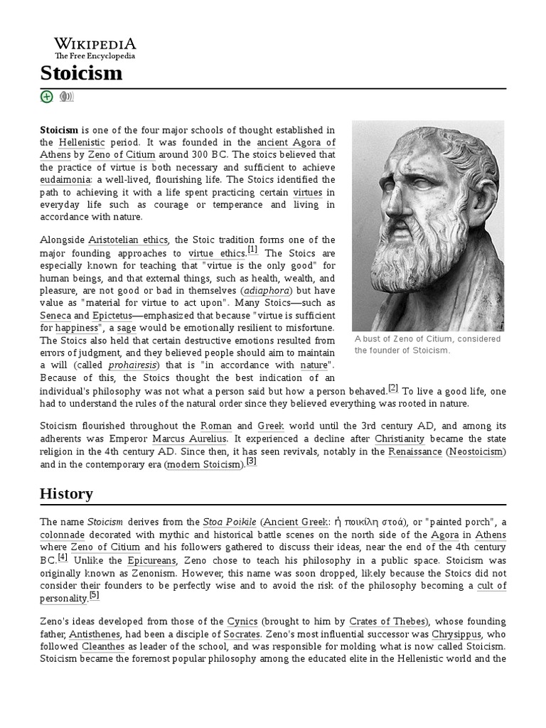Stoicism | PDF | Stoicism | Logic