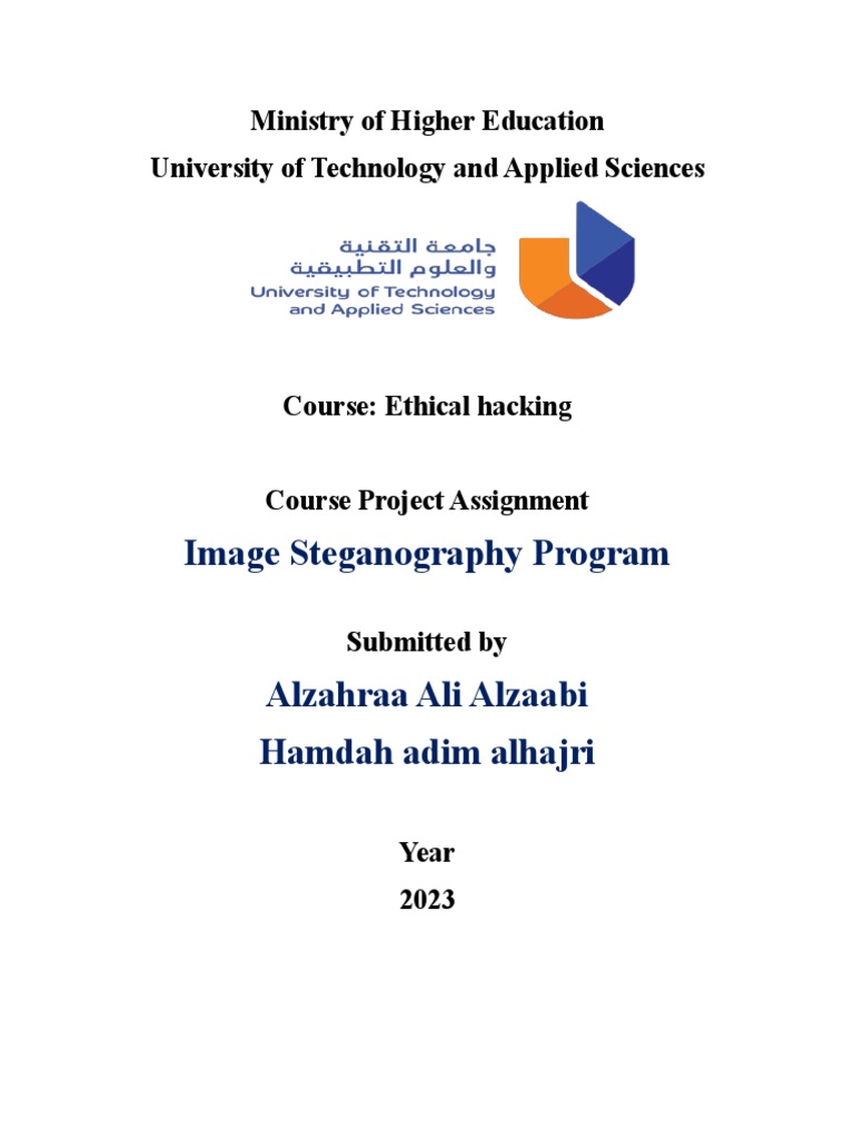 Image Steganography Project | PDF | Digital Audio | Data Compression
