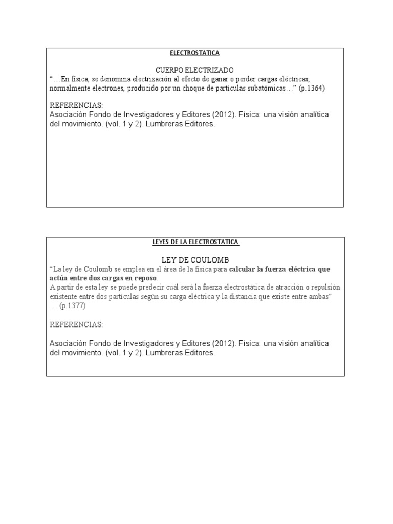 Fichas Textuales | PDF