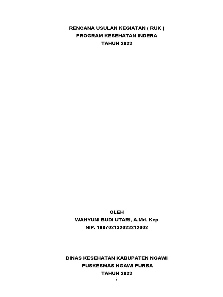 Ruk Indera 2024 | PDF