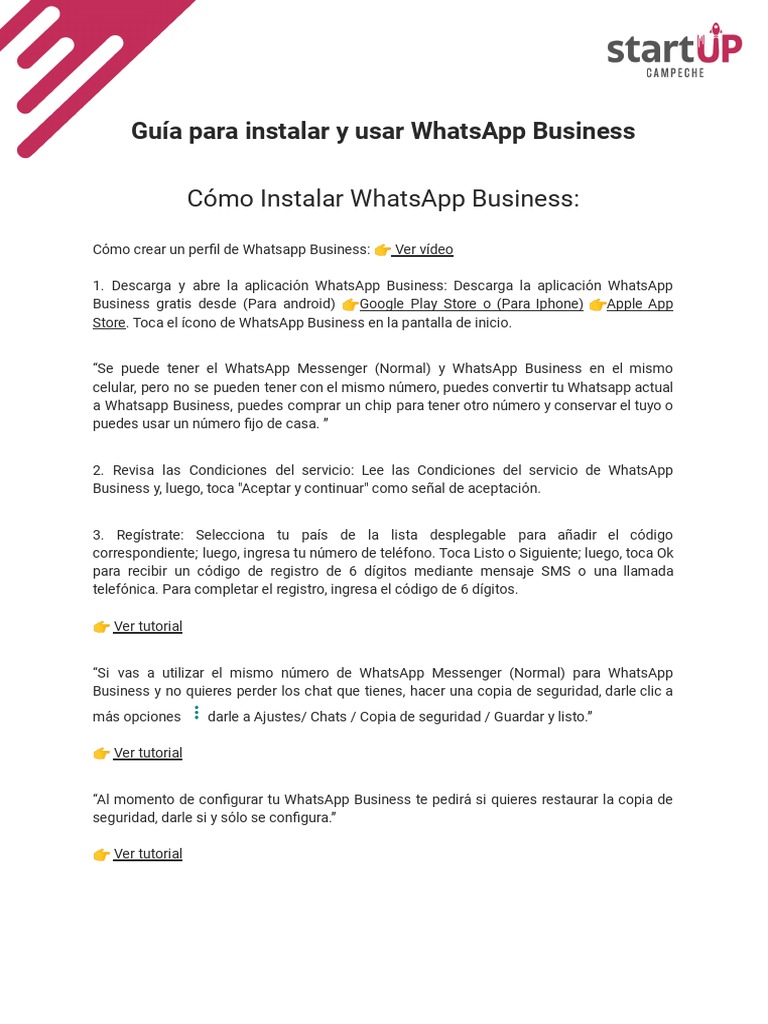 Guía de whatsapp Business | PDF | Chat en linea | Facebook