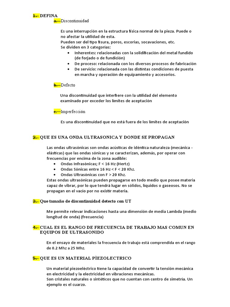 Mini Examen Repaso Final UT-1 | PDF | Refracción | Olas