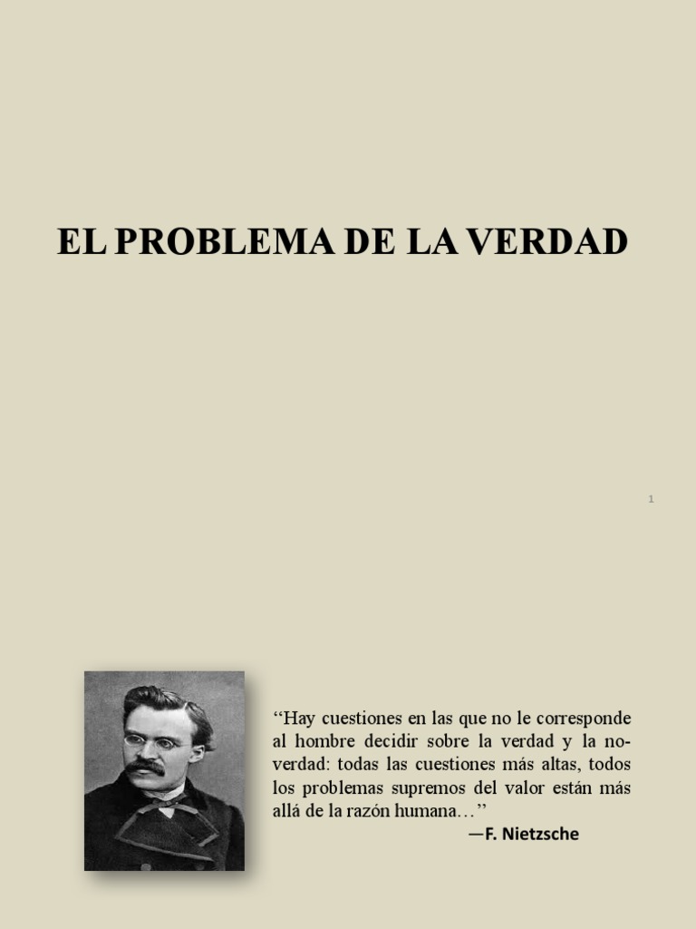 El Problema de La Verdad - Episteme | PDF | Verdad | Conocimiento