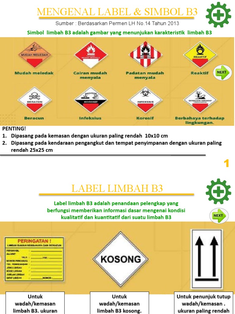 Mengenal Simbol B3 | PDF