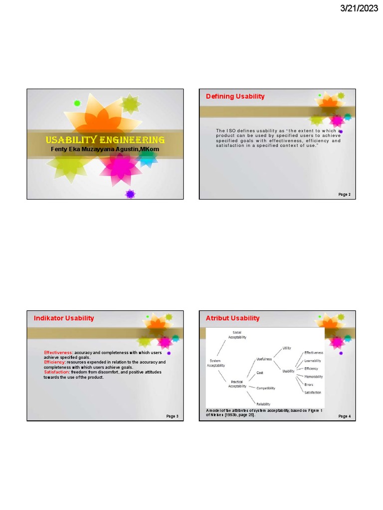 W3 - Usability Engineering - 2021 | PDF | Usability | Computing W3 - Usability Engineering - 2021 | PDF | Usability | Computing