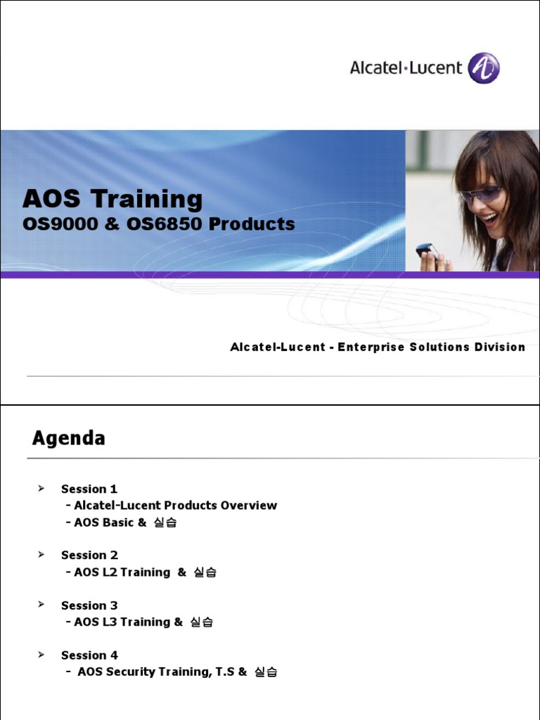 AOS Training - 20081212 - Fuji - Korean | PDF | Computer Networking ...