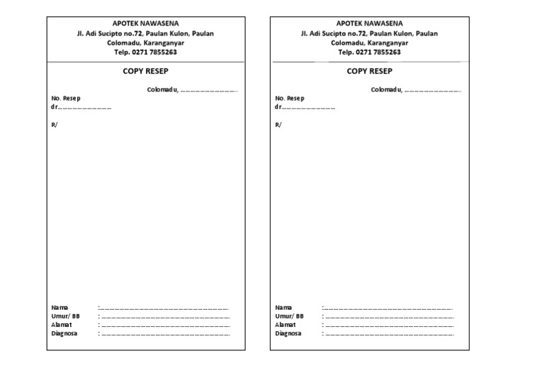 Copy Resep | PDF