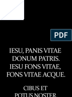 Iesu, Panis Vitae Lyrics | PDF
