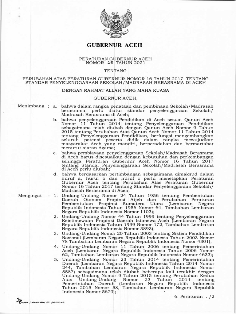 PP Sekolah Berasrama 2021 | PDF