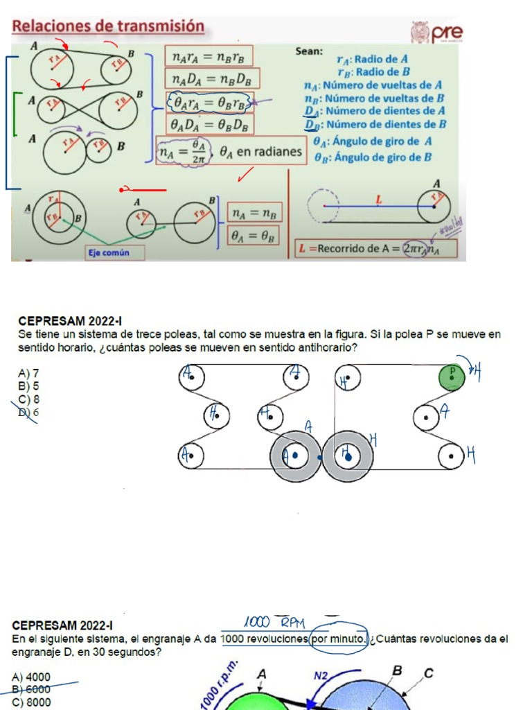 RM Poleas y Ruedas Engranajes | PDF