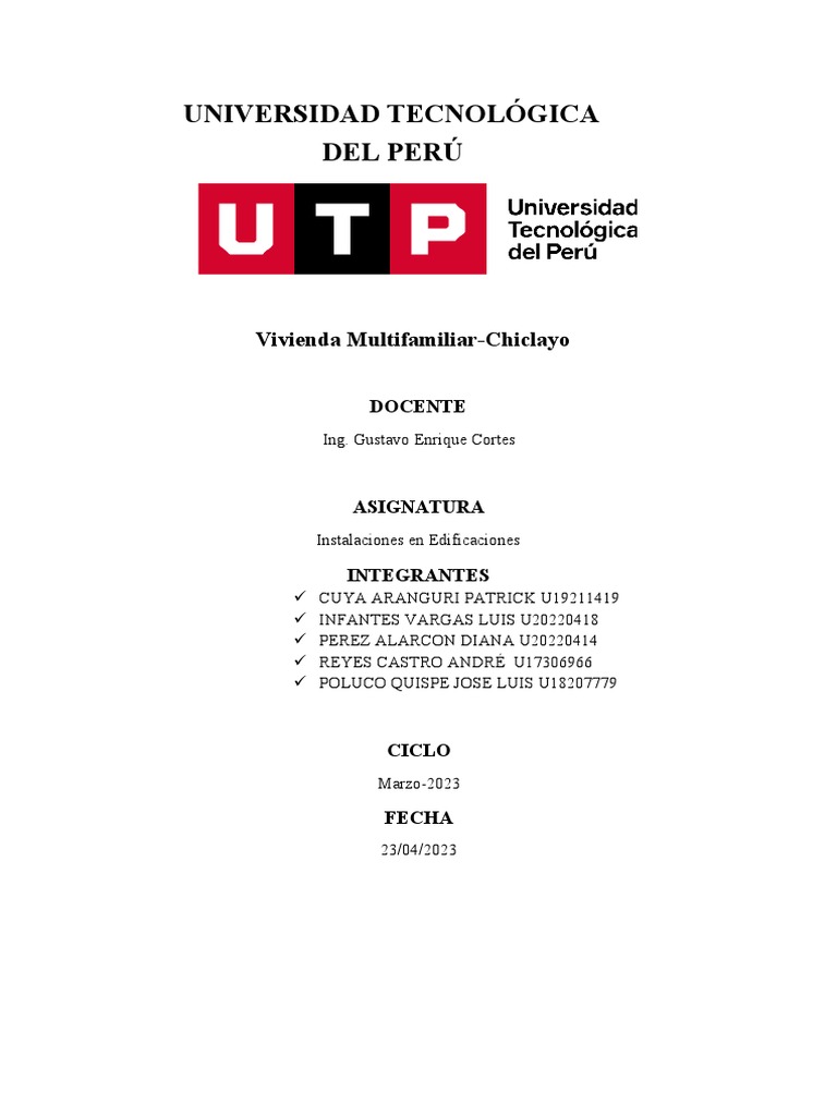 Proyecto Final Edificaciones | PDF | Ingeniería | Bienes raíces