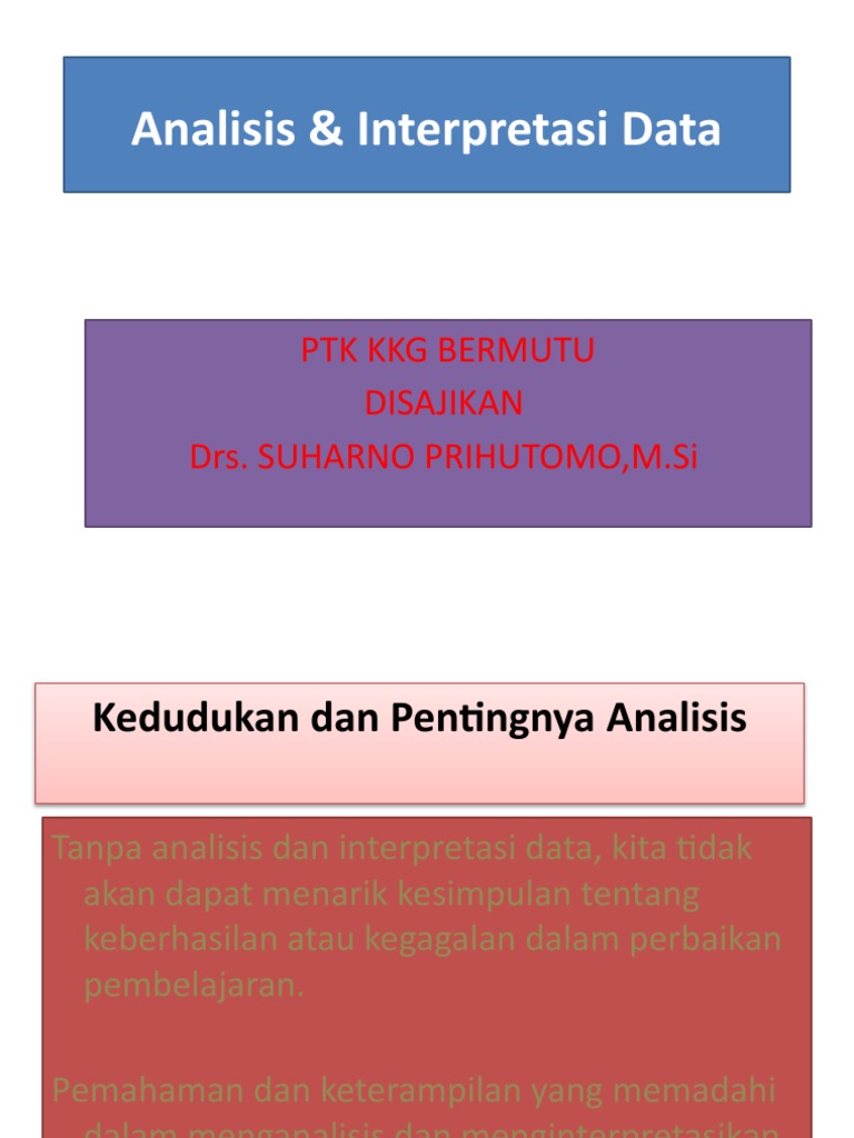 Analis & Interpre Data | PDF | Karier & Perkembangan | Sains & Matematika