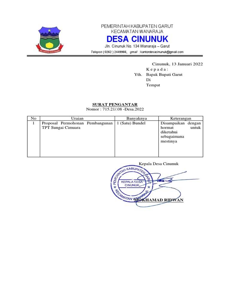 Contoh Proposal TPT | PDF