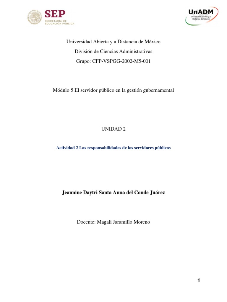 M5 U2 A2 JESJ Mapa Conceptual | PDF | Servicio Civil | Ciencias Políticas
