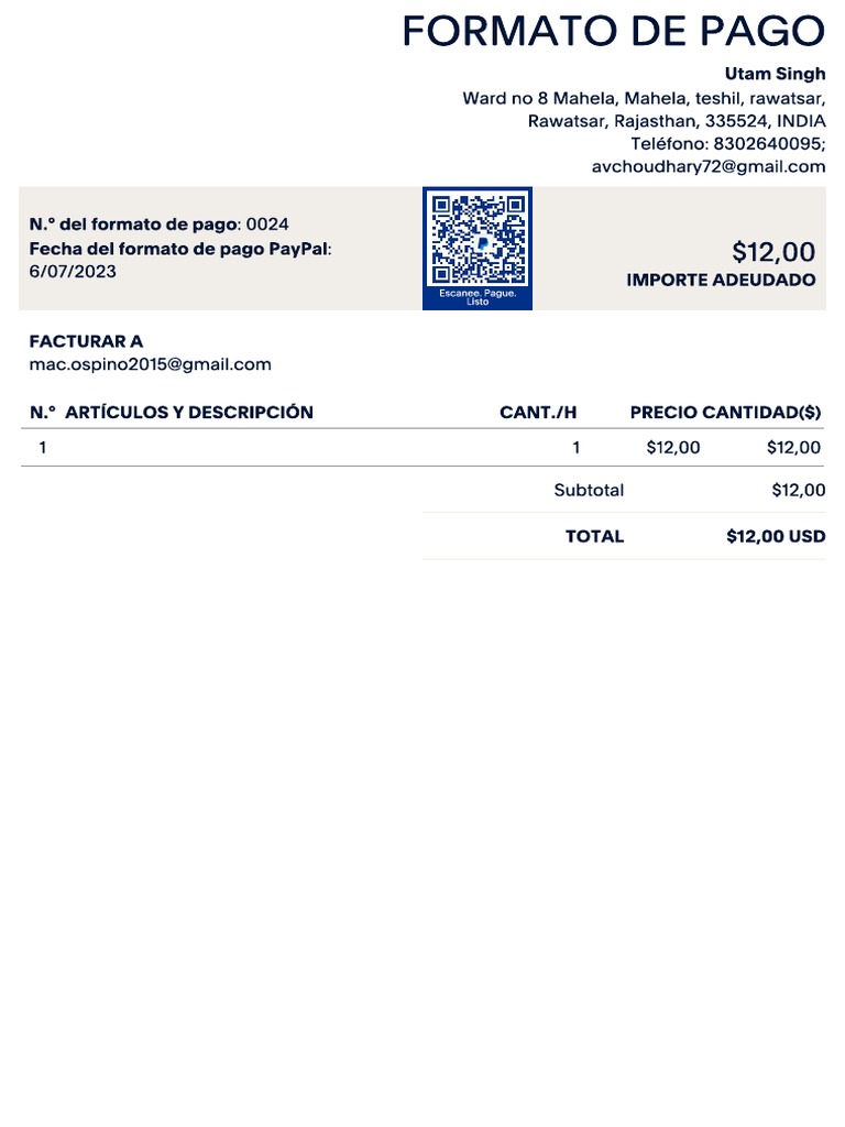Invoice - 0024 | PDF