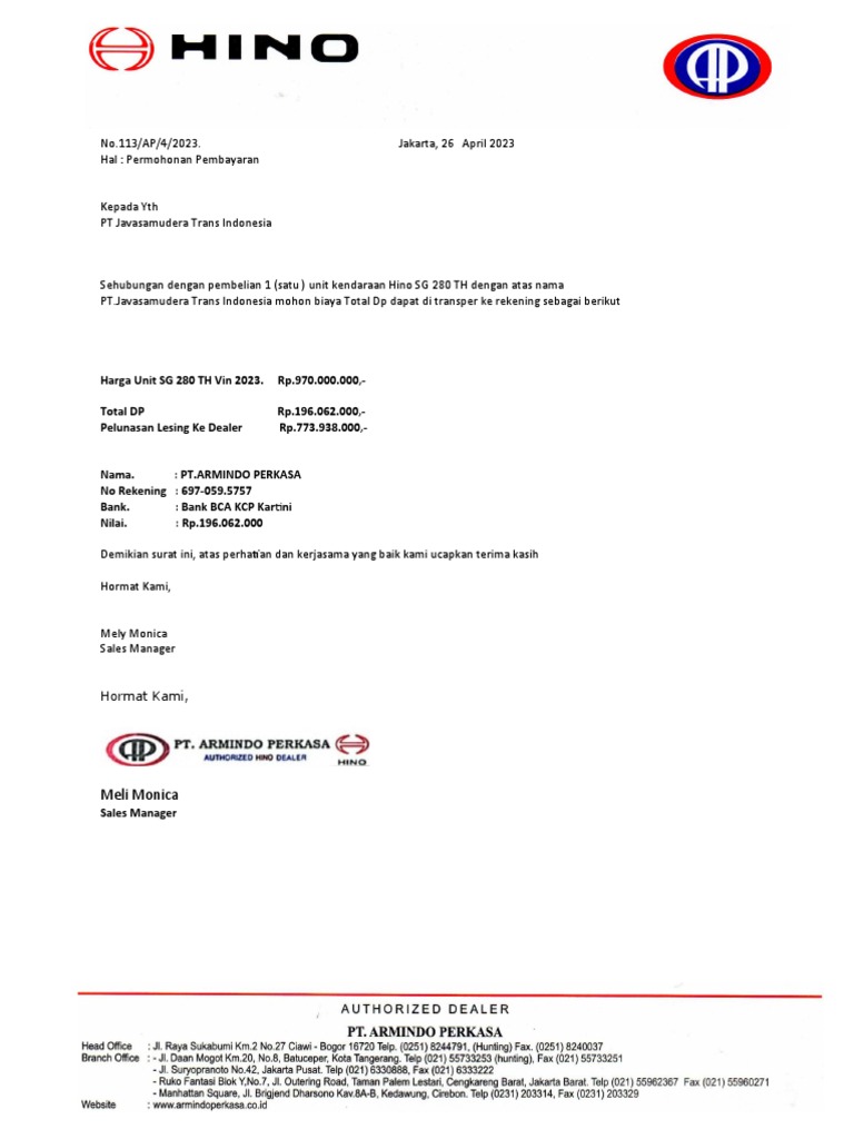 Total DP Unit (1) Hino | PDF