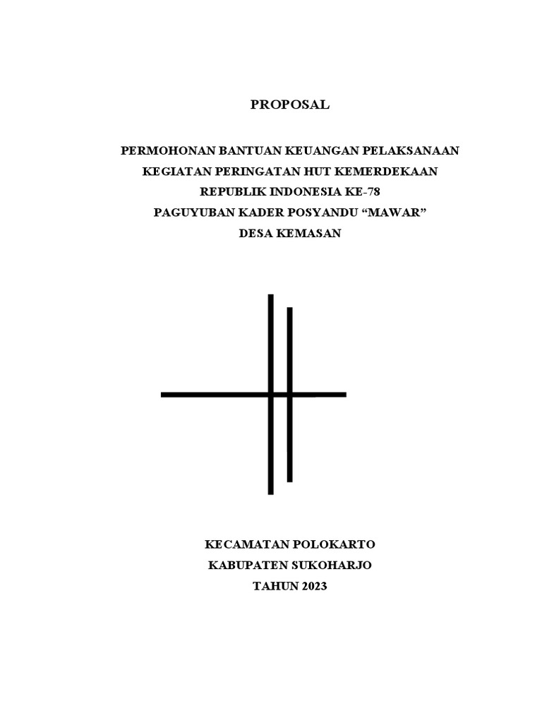 Proposal Posyandu Mawar | PDF