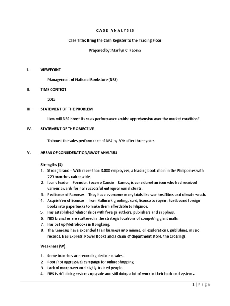Case Analysis | PDF | E Commerce | Business