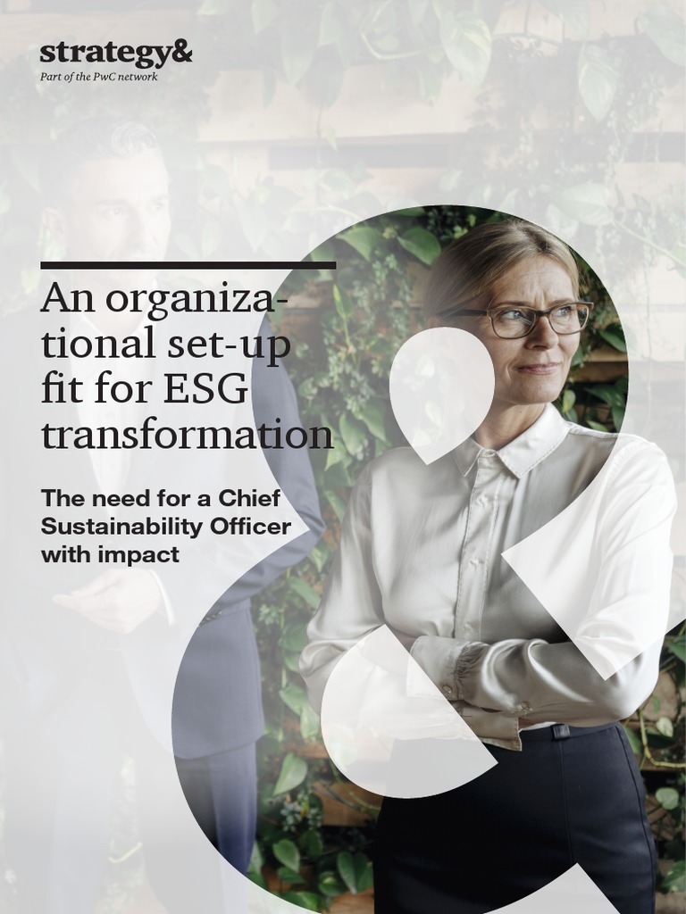 Esg Transformation | PDF | Chief Financial Officer | Chief Executive Officer
