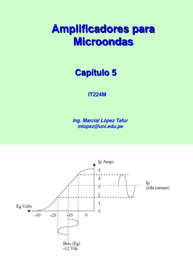 Capitulo 05 Teoria Microondas | Descargar gratis PDF | Amplificador | Electrón