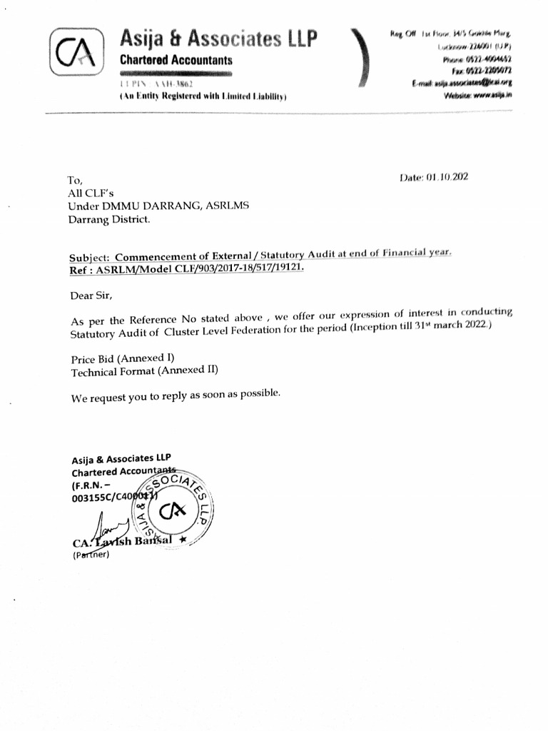 Asija & Associates LLP | PDF | Accountant | Limited Liability Partnership