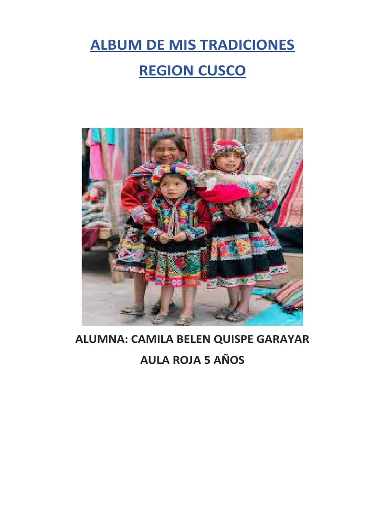 Album de Mis Tradiciones | PDF | Bailes