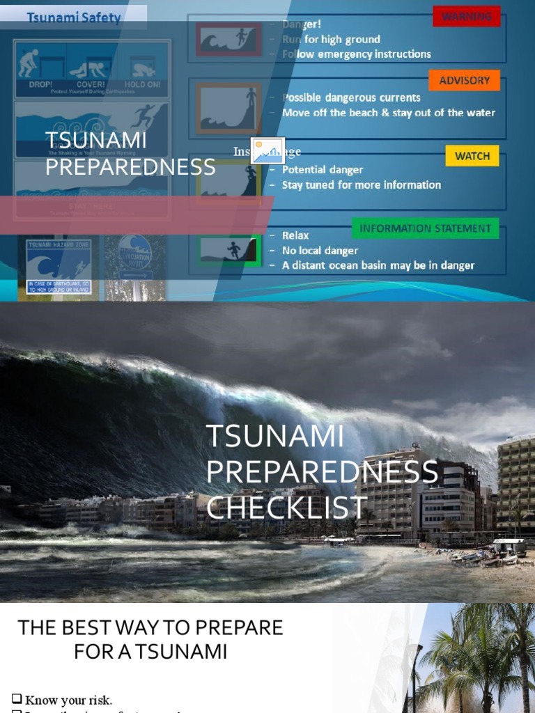 Tsunami Preparedness Checklist | PDF