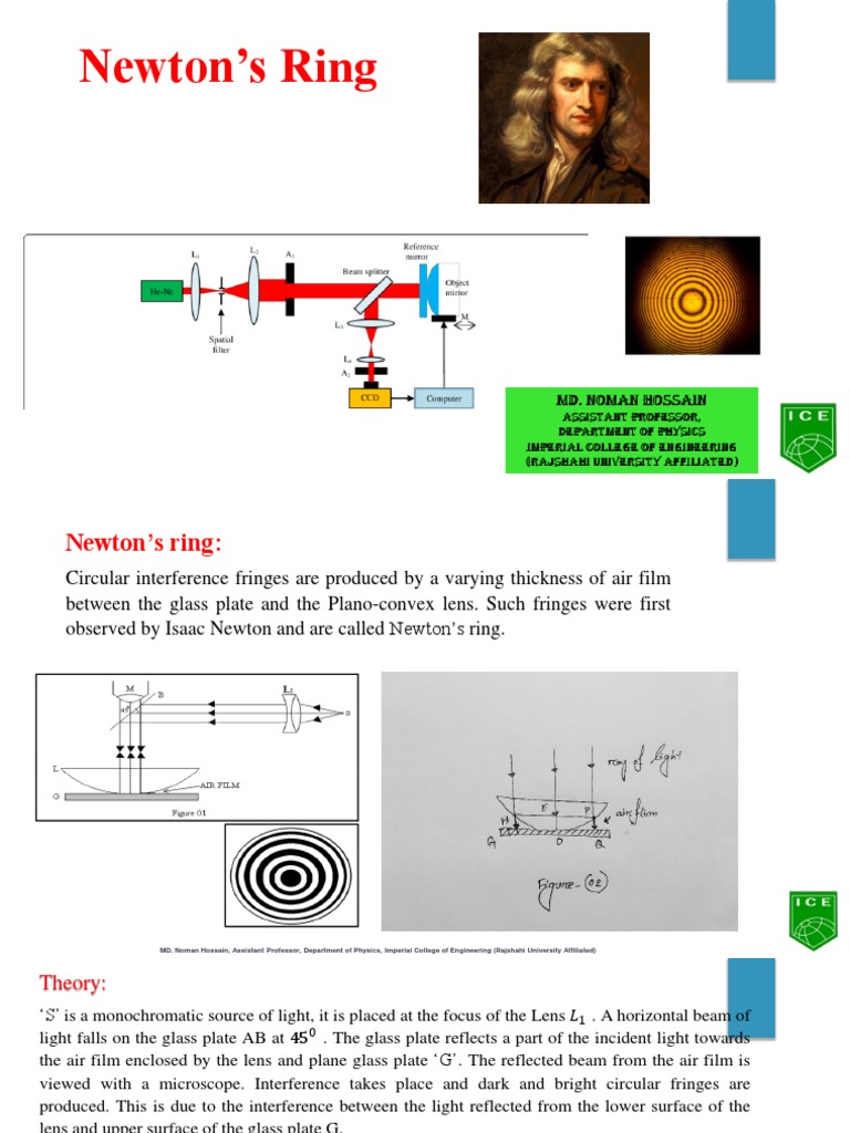 Newton Rings | PDF | Physical Chemistry | Waves