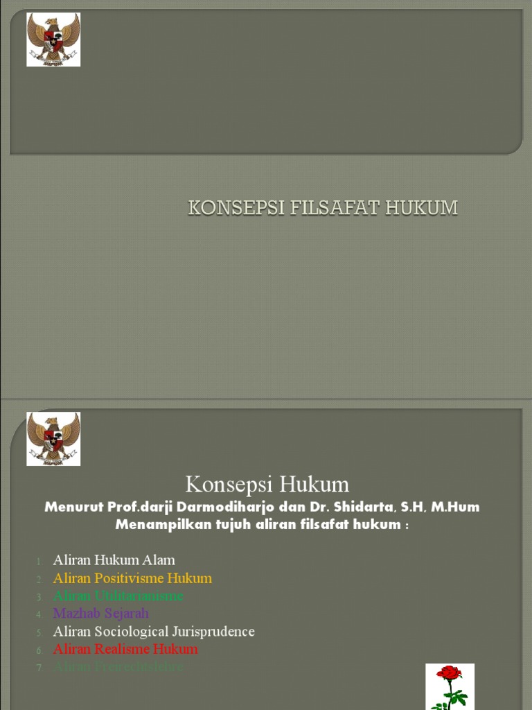 Filsafat Hukum: 7 Aliran Utama | PDF | Ilmu Sosial | Filsafat
