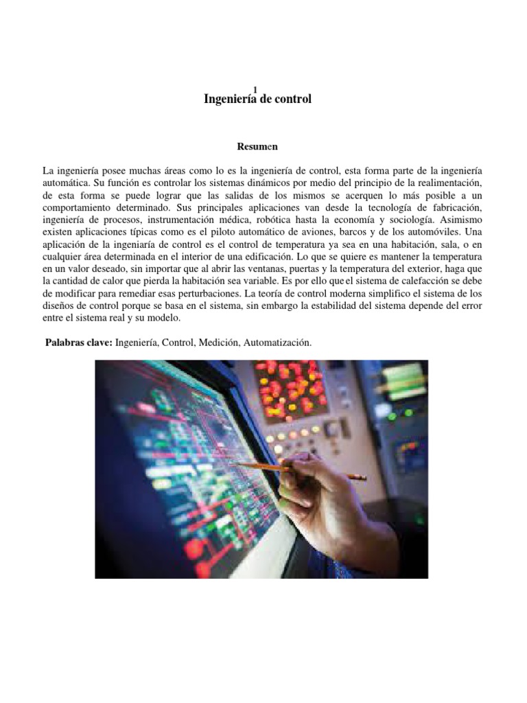 Ingenieria de Control | PDF | Ingeniería de control | Ingeniería mecánica