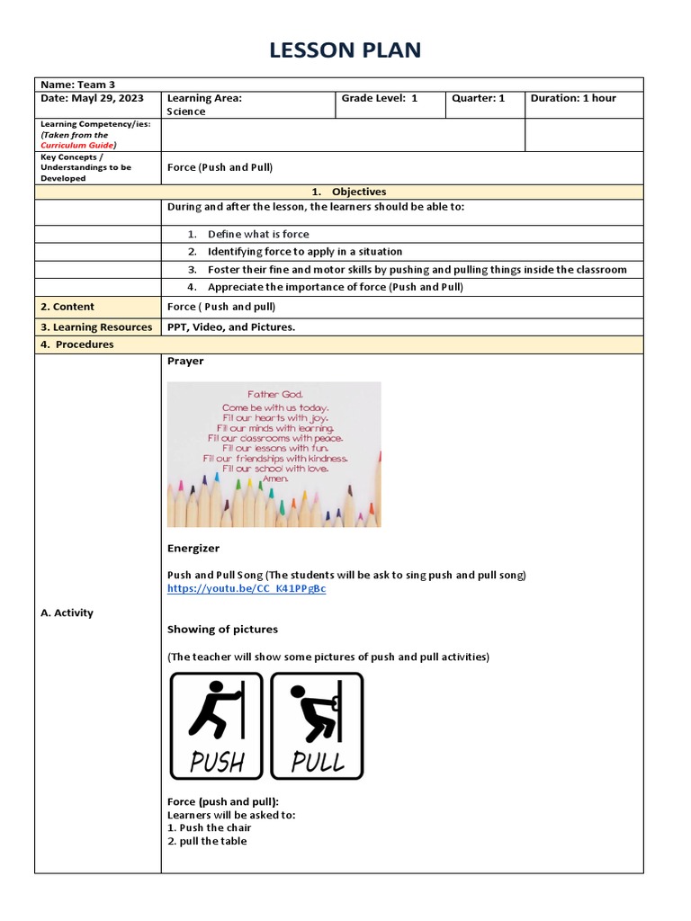 Lesson Plan | PDF | Lesson Plan | Rubric (Academic)
