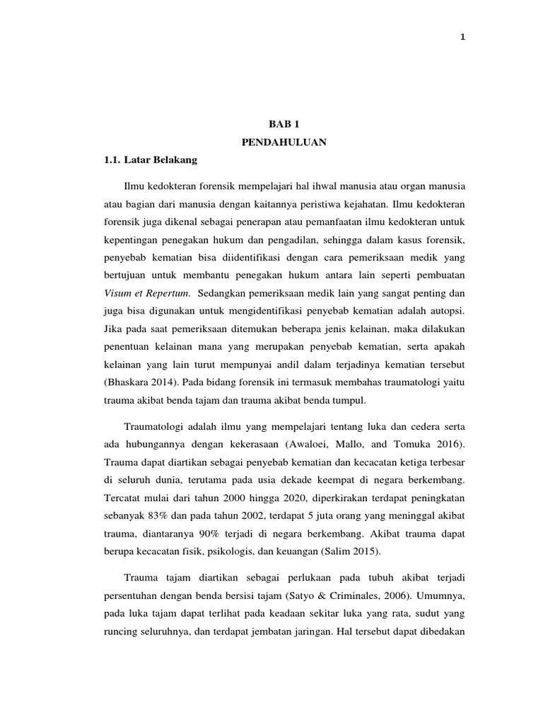 Luka Bacok | PDF