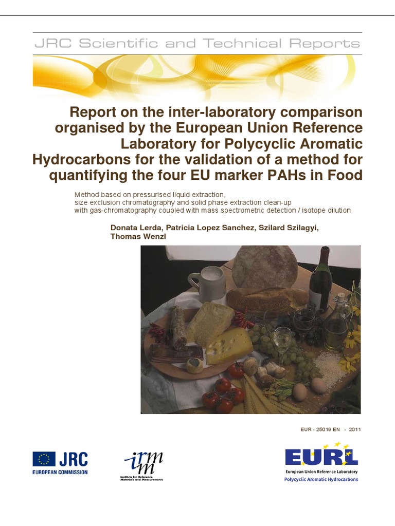 Jrc67554 - Final - Eur25019 - 2011 Eu-Rl Pahs Mvs On Pahs in Food | PDF ...